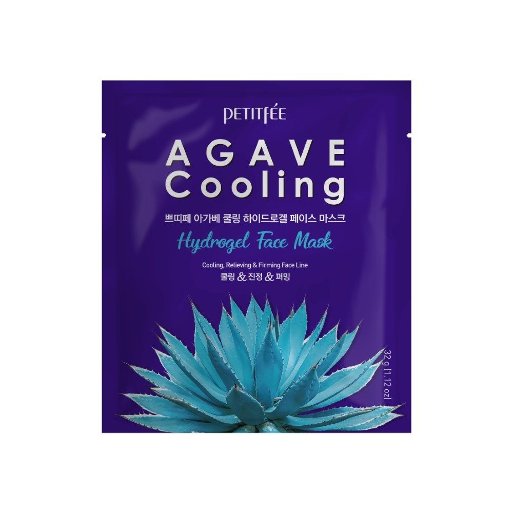 Hudpleierutine : Petitfee AGAVE Cooling Hydrogel Face Mask ...